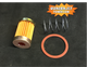 Fuel filter kit, short. Filter, early inlet gasket, spring - Quadrajet ...