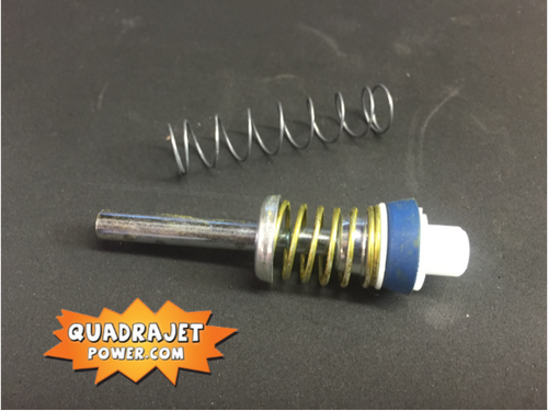 Accelerator pump assembly, New with return spring - Quadrajet Power Store