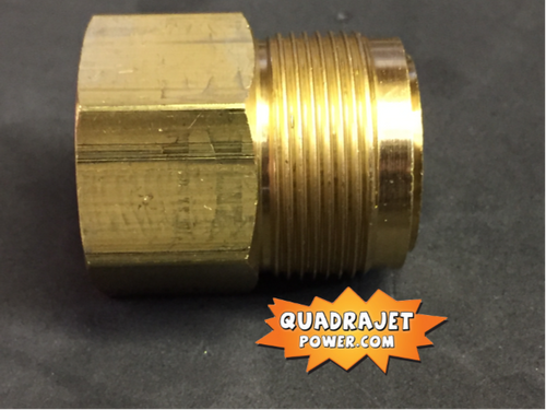 Fuel filter Housing, short later style 1" threads, New - Quadrajet ...