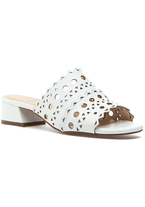 Jildor Hako Sandal White Leather