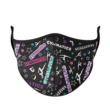 Fun Printed Gymnastics Face Mask For Kids And Tweens