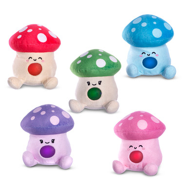 Magic Fortune Character Mushroom Plush Fidget Squishy Toy