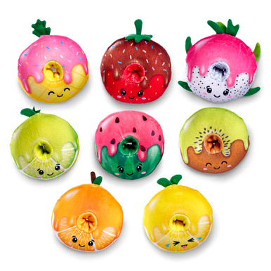 Fruit Plush Sugar Donut Squishy Stress Ball Fidget Toy