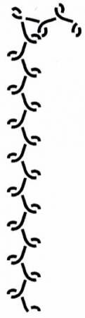 Stencil Twist & Turn Border 2in- Plastic - Heartbeat Quilting