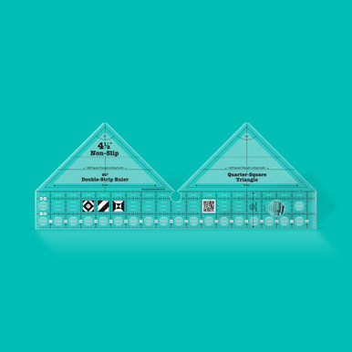 Creative Grids 90 Degree Double-Strip Quilt Ruler - Heartbeat Quilting