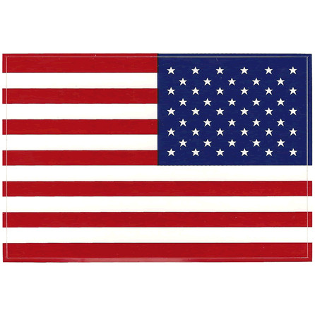 US Flag Decal - Reversed