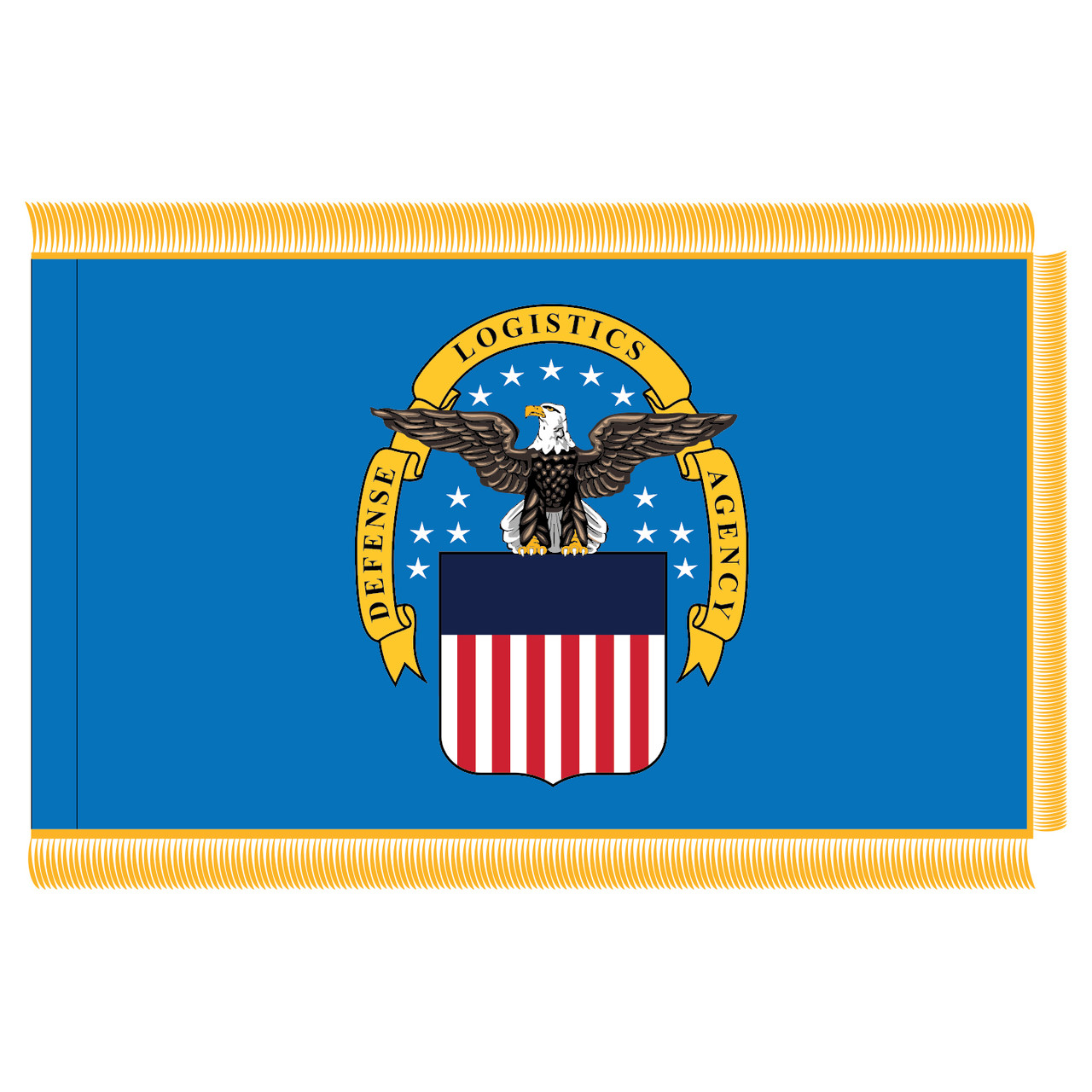 Defense Logistics Agency Fringed Flag - FlagCenter.com