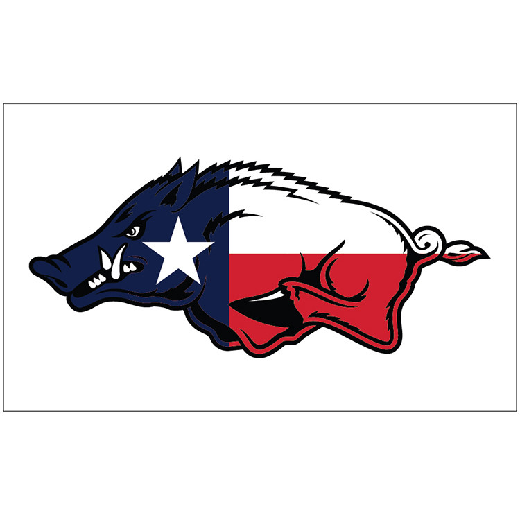 Texas Razorback 3x5 Custom Flag