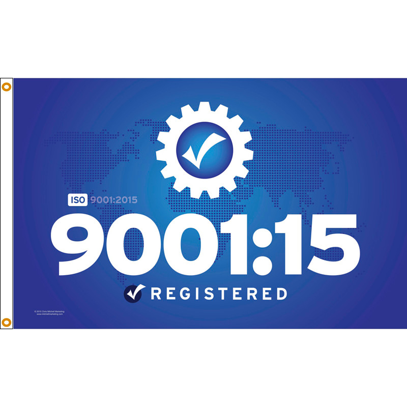 ISO 9001/15 Flag