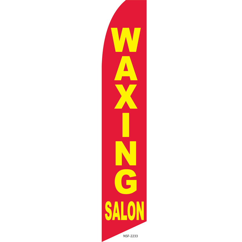 Waxing Salon Feather Flag