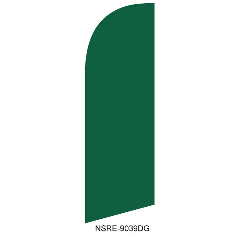 Dark Green 6ft Feather Flag