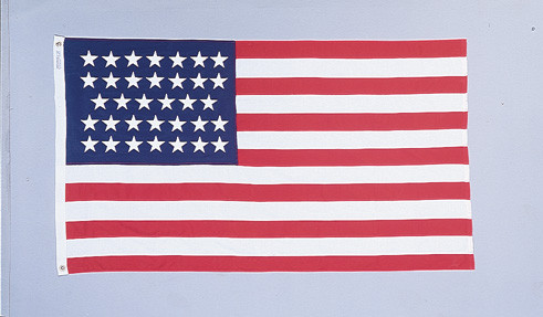 Union Civil War 34 Star Flag