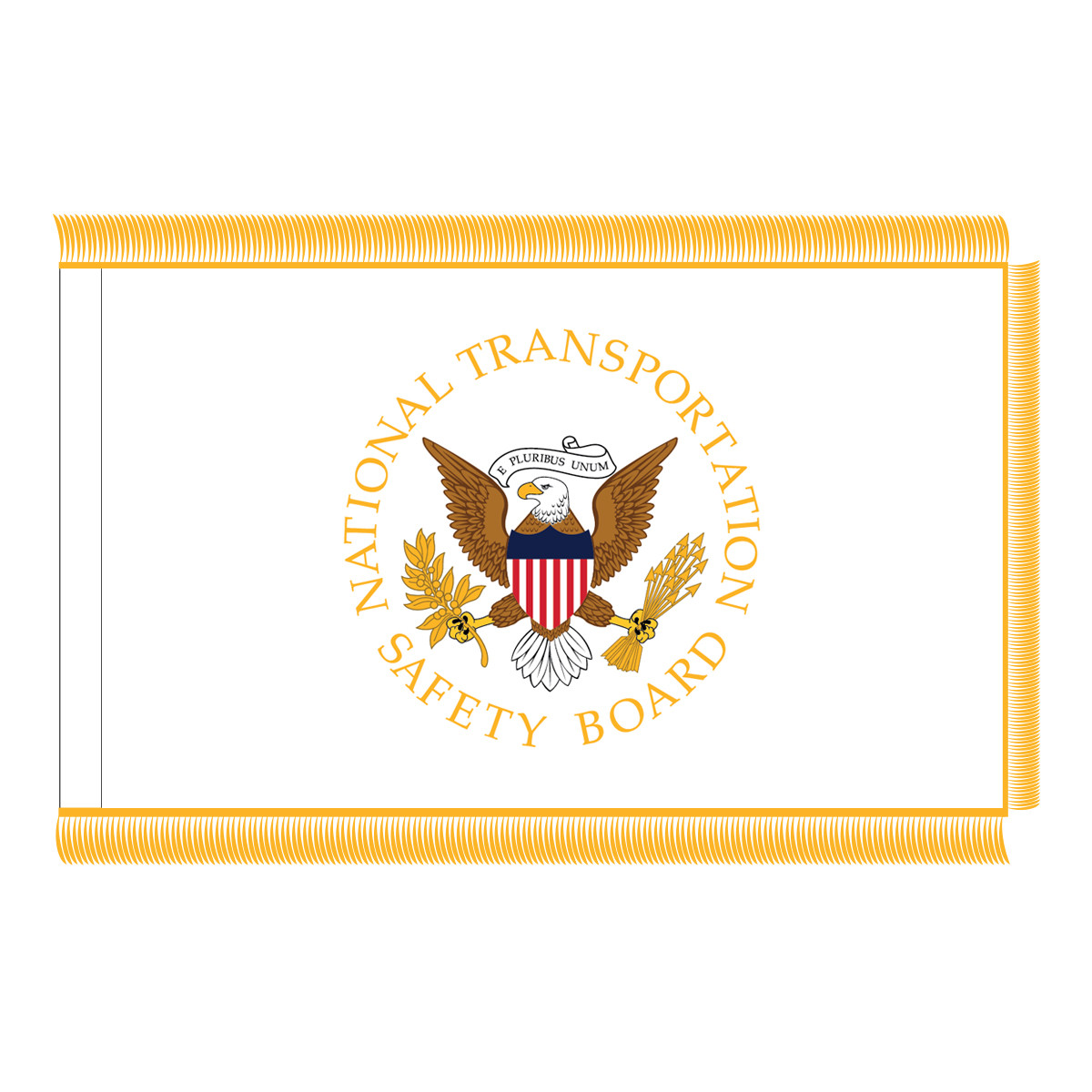 National Transportation Safety Board (NTSB) Fringed Flag - FlagCenter.com