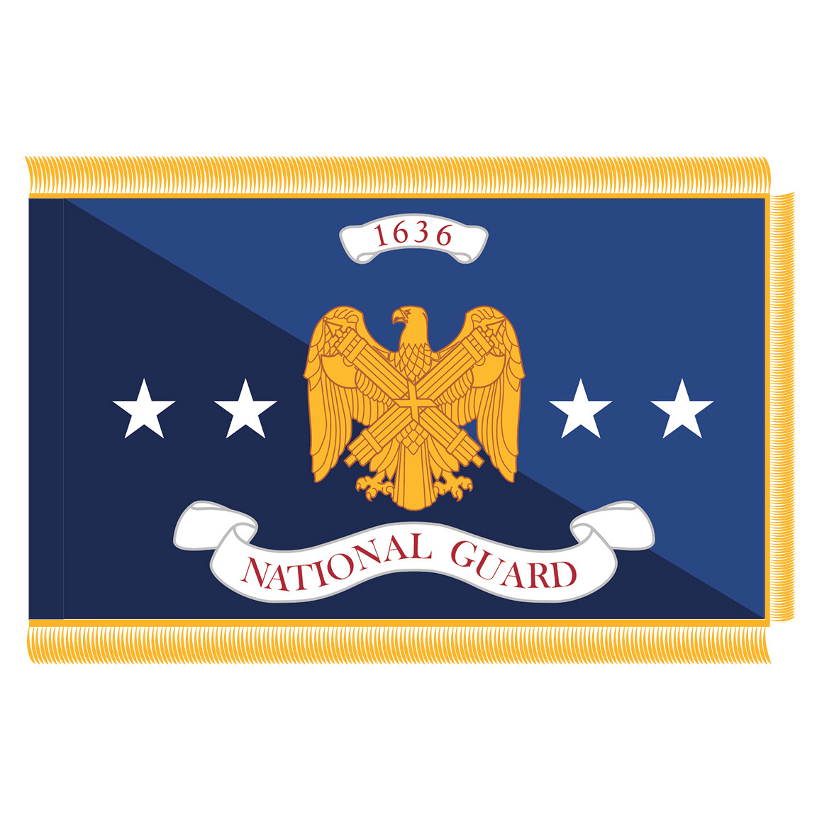 Chief of the United States National Guard Bureau Fringed Flag ...
