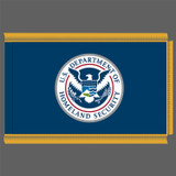 Department of Homeland Security Fringed Flag