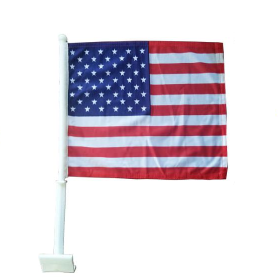 American Flag Auto Dealer Car Flags 12 count