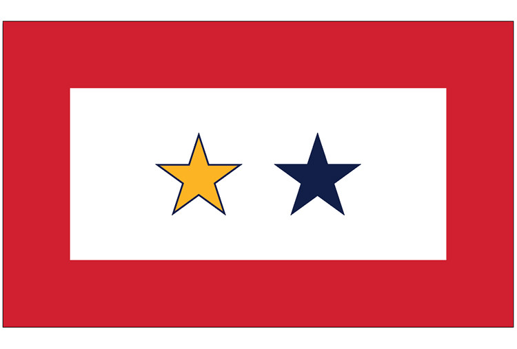 Blue & Gold Star Service Flag
