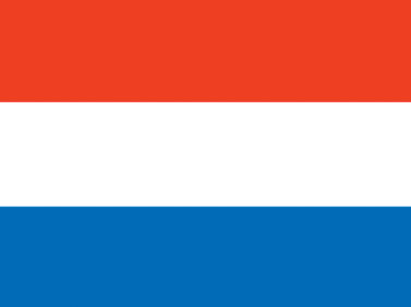 Netherlands - 4" x 6" Miniature Stick Flags