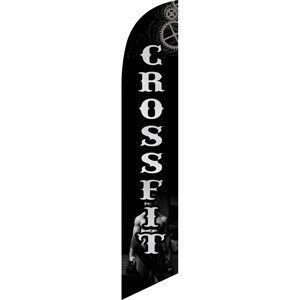 Crossfit (iron letters) Semi Custom Feather Flag Kit