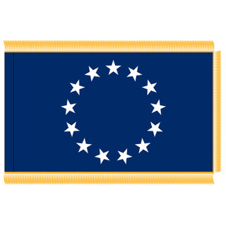 United States Diplomatic Officers Fringed Flag