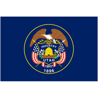 Utah Historic State Flag (1922 - 2011) 2x3ft- Old Image