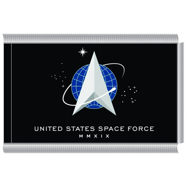 United States Space Force Fringed Flag (Government Only)