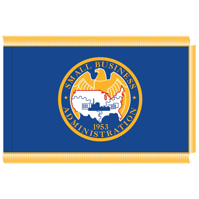 United States Small Business Administration Fringed Flag - FlagCenter.com