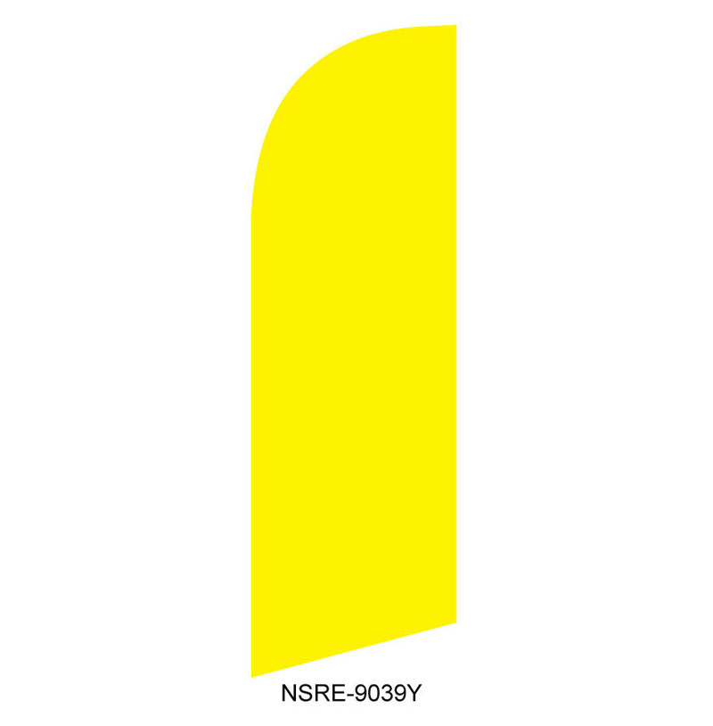Yellow 6ft Feather Flag