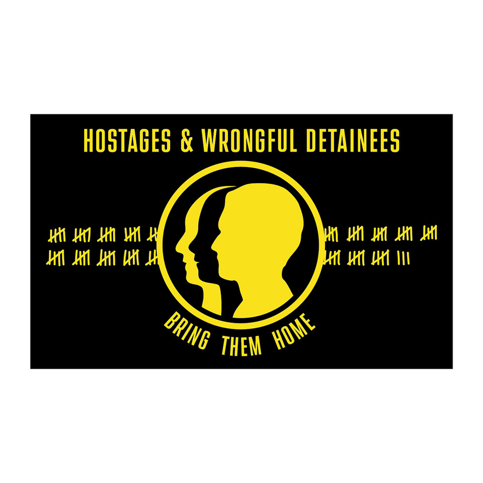 National Hostage and Wrongful Detainee Flag ( Larger Sizes )