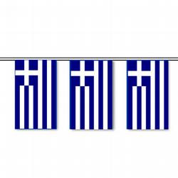 pennants, streamers, Greek flag, Greece, string pennant