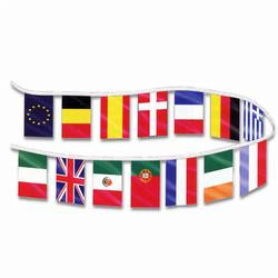 pennants, streamers, international, multicultural