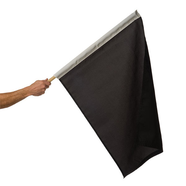 Leave Track Auto Racing Flag 24" x 30"