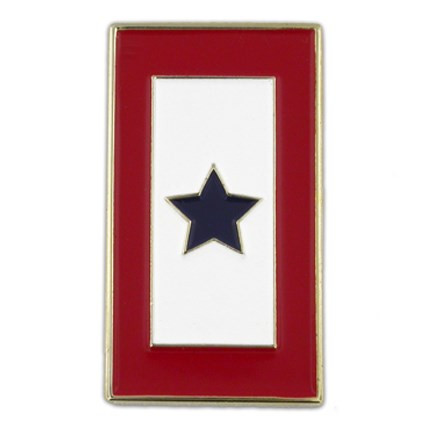 Blue Star Service Lapel Pin