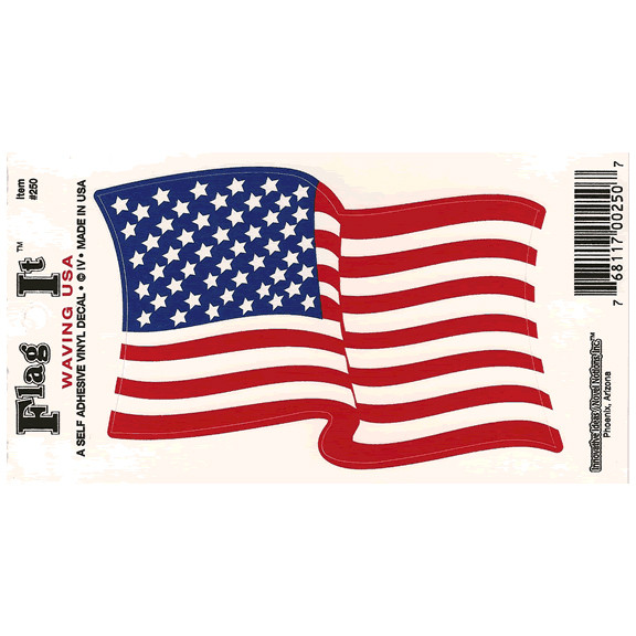 US Waving Flag Decal | Imnovative
