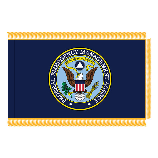 Federal Emergency Management Agency (FEMA) Fringed Flag - FlagCenter.com
