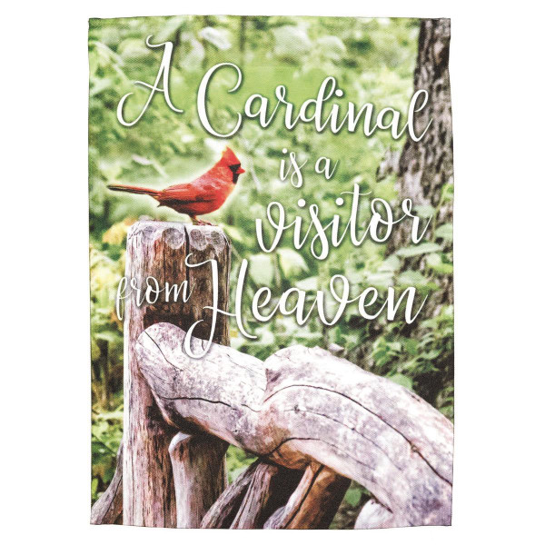 Cardinal Blessed Garden Flag - FlagCenter.com