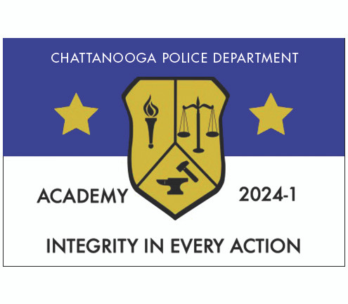 Chattanooga PD 16x24 Inch Custom Flag