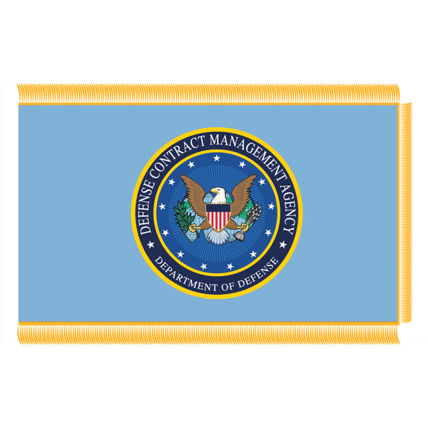 Defense Contract Management Agency Fringed Flag - FlagCenter.com