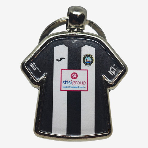 Dunbar United Centenary Home Shirt 24/25 Keyring | FN Teamwear
