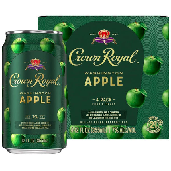 Crown Royal Washington Apple 4-Pack 12oz Cans | ShopWineDirect Fine ...