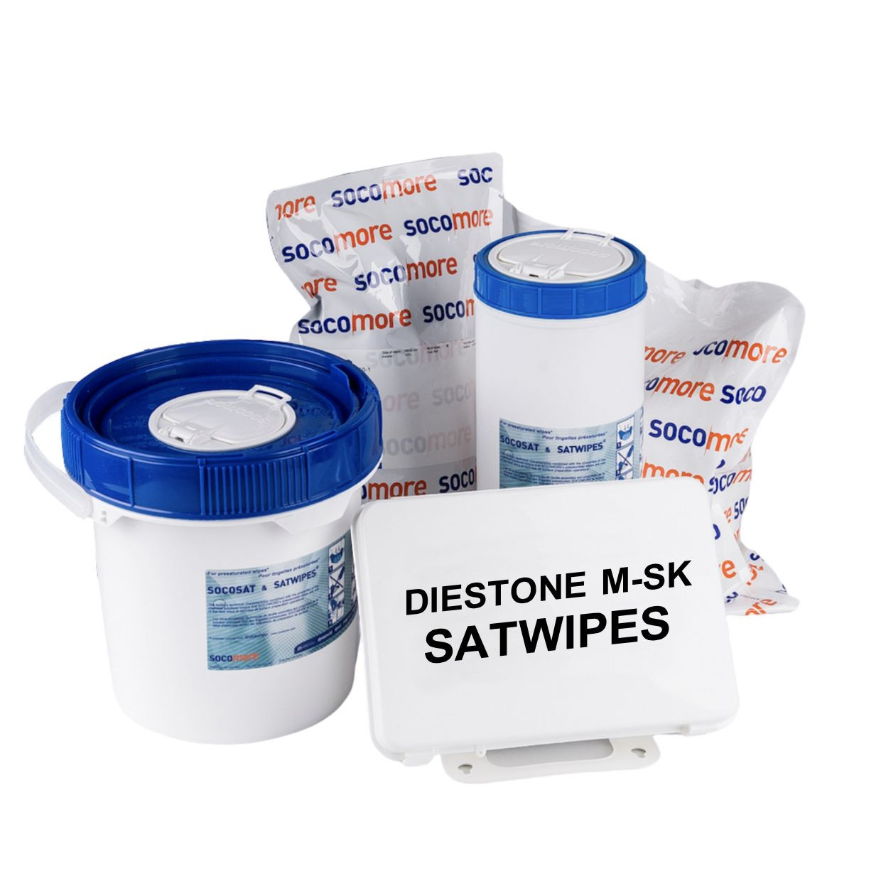 CLEANING SOLVENT-BASED WIPES DIESTONE M-SK, SATWIPE 12/BOX - Socomore ...