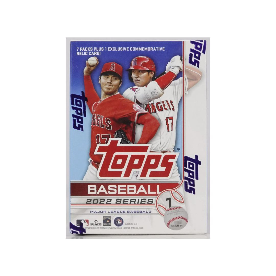 2022 Topps Series 1 Baseball 7 Pack Blaster Box (Commemorative Relic Card!)