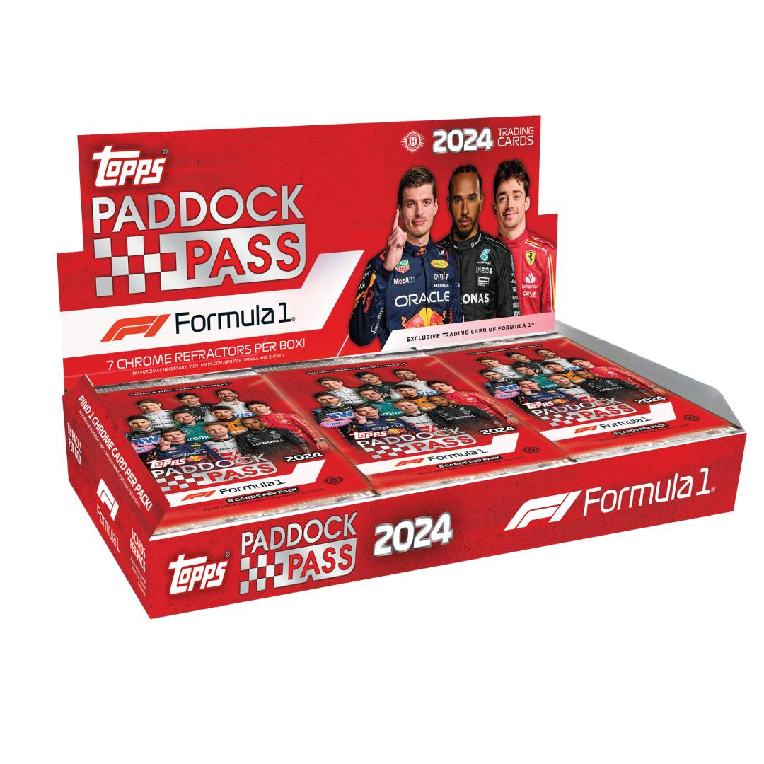 2024 Topps Paddock Pass F1 Hobby 12 Box Case | Diamond Cards Online