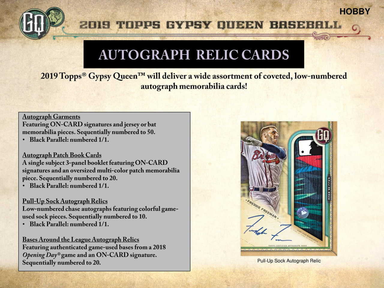 2019 Topps Gypsy Queen Baseball Hobby Box