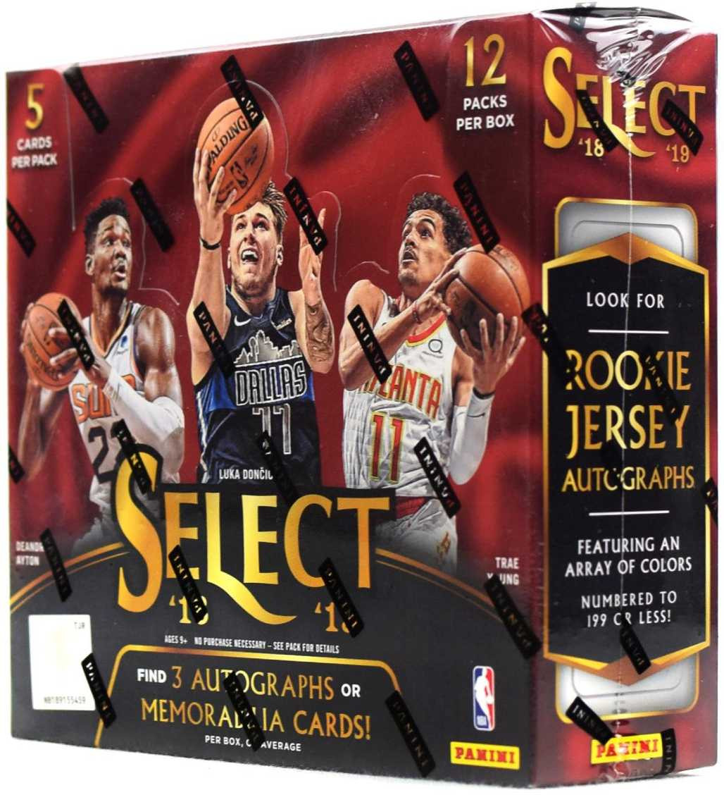 2018/19 Panini Select Basketball Hobby Box