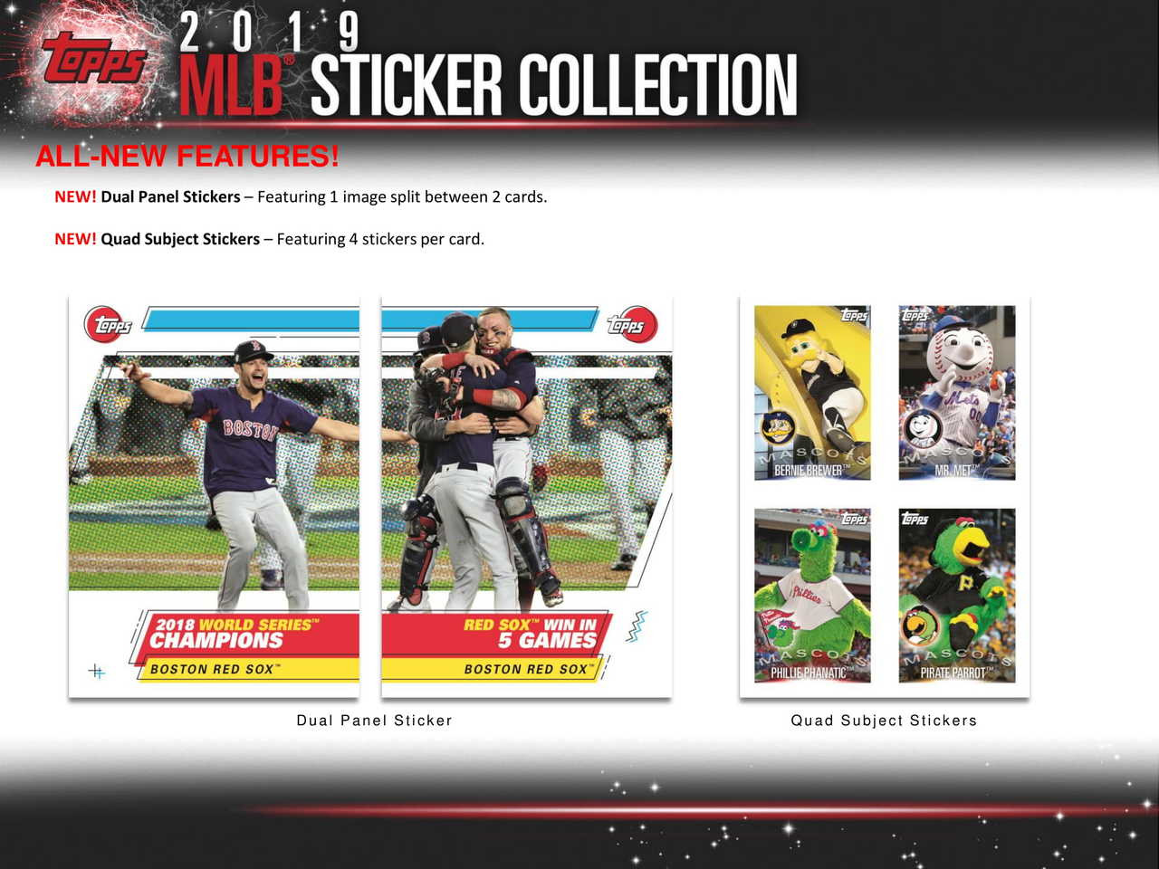 2019 Topps MLB Sticker Collection Album Baseball Box