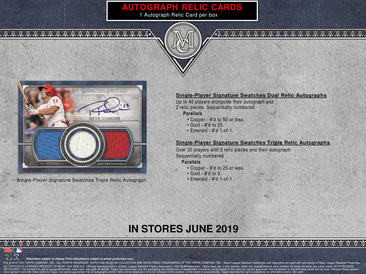2019 Topps Museum Collection Baseball Hobby Box