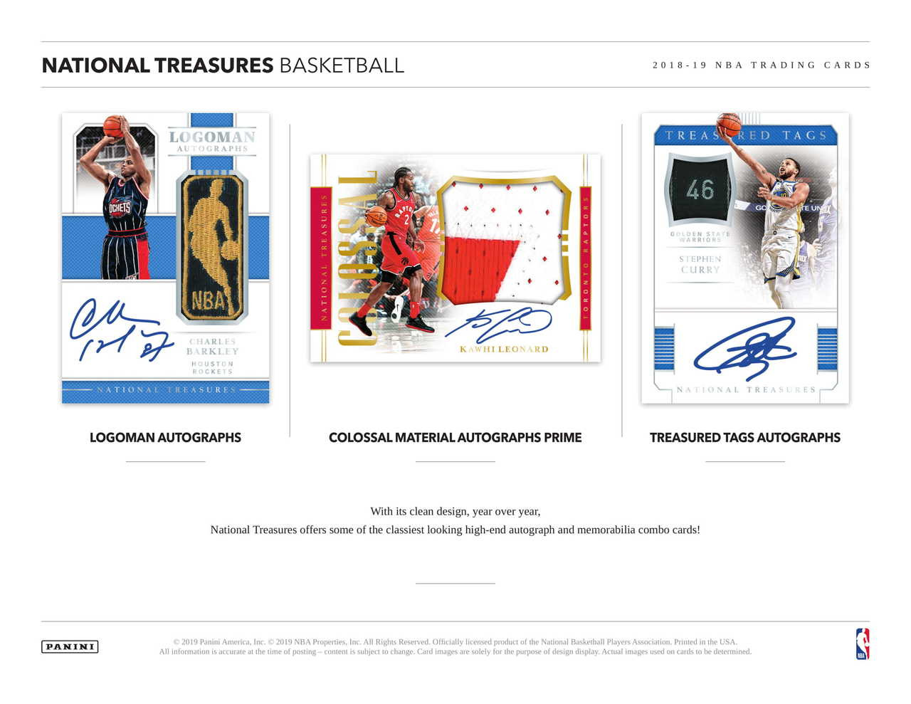 2018/19 Panini National Treasures Basketball Hobby Box