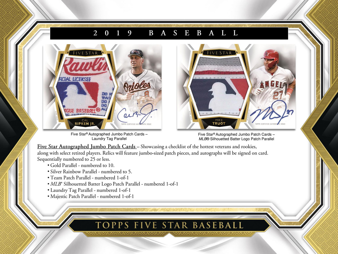 2019 Topps Five Star Baseball Hobby Box