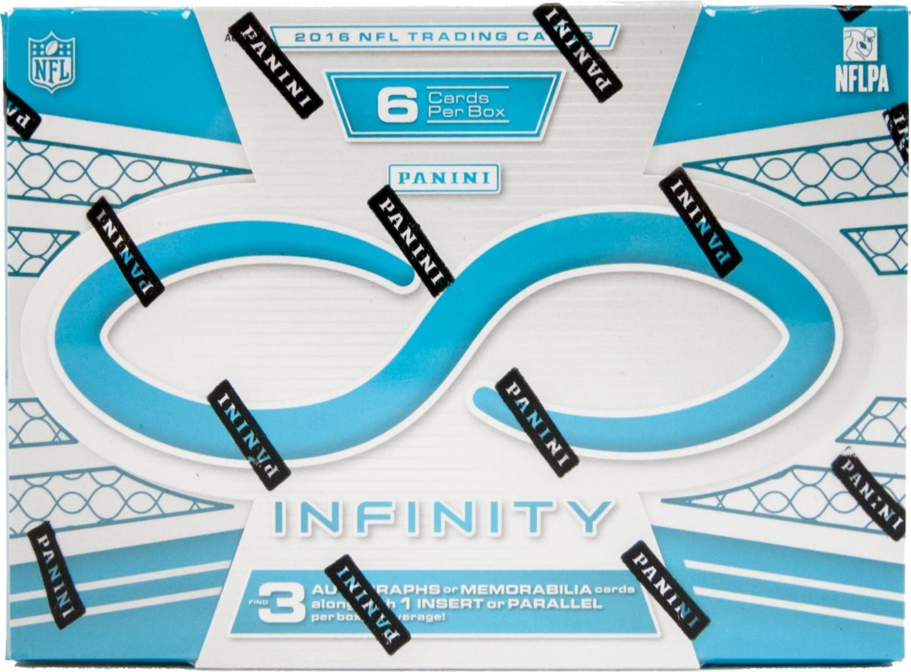 2016 Panini Infinity Football Hobby 15 Box Case